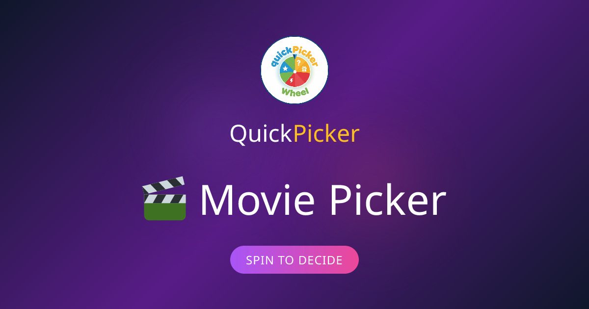 Movie Picker - Random Movie Generator Wheel